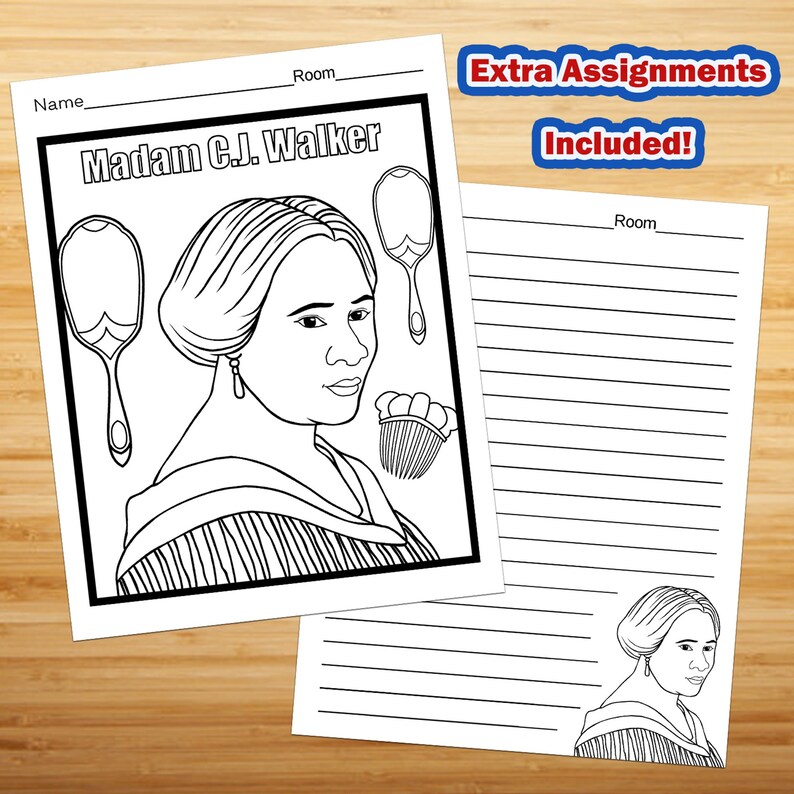 Madam C.J. Walker, Collaborative Mural, Project Resource, Black History ...