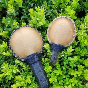 Vegvisir Shamanic Rattle. Unique Leather Maracas. Shamanic Tool ...