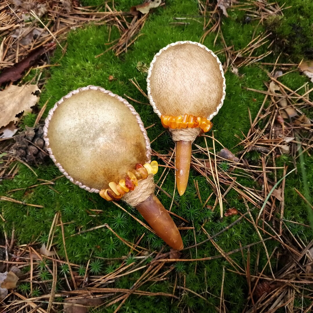 Shamanic Rattle. Unique Leather Maracas. Shamanic Tool. Spiritual ...