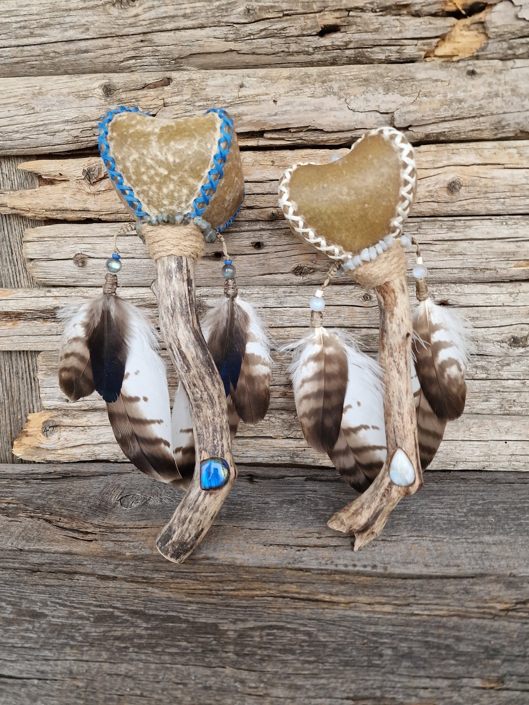 Shamanic Rattle. Unique Leather Maracas. Shamanic Tool. Spiritual ...