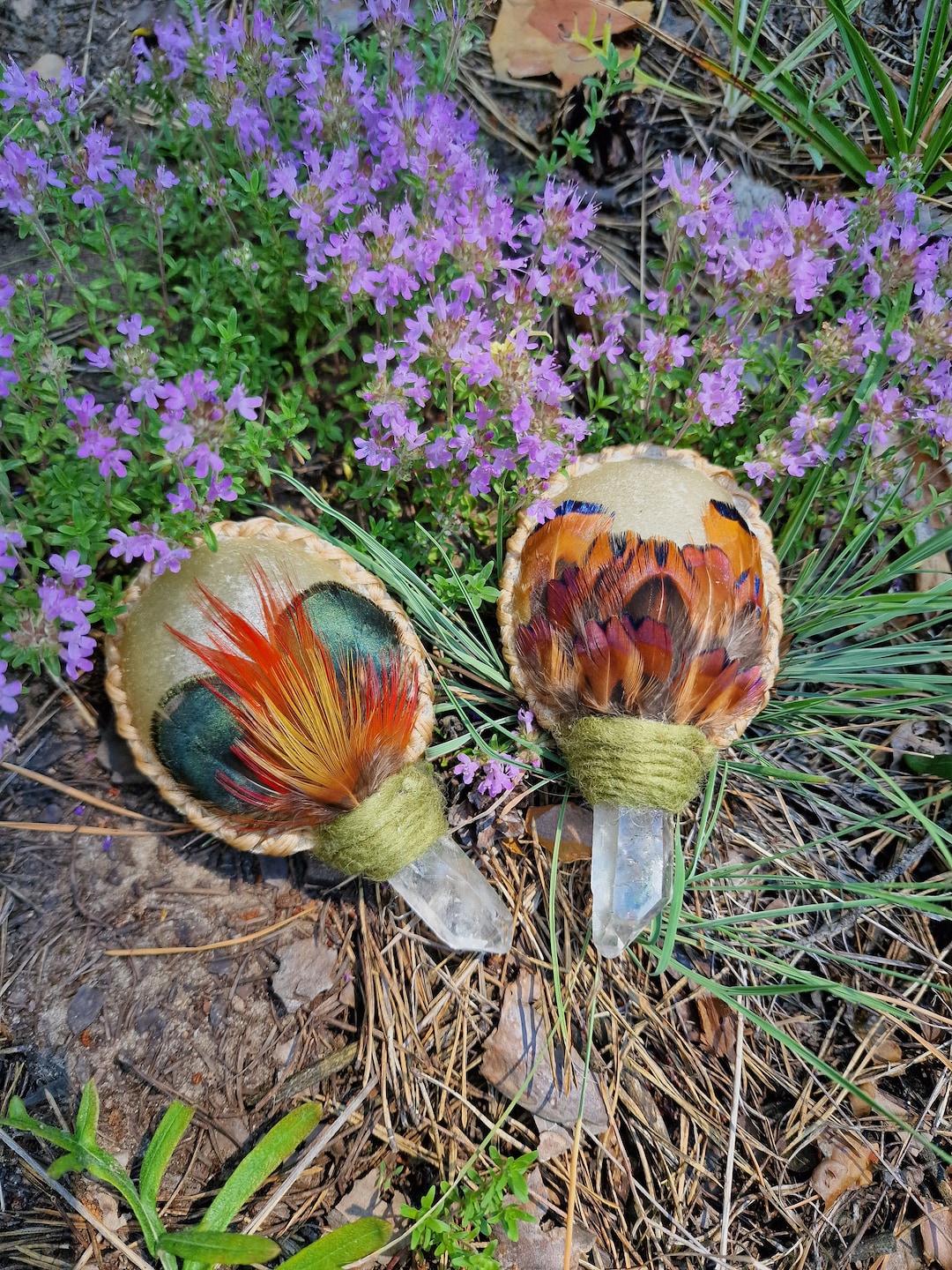 Shamanic Rattle. Unique Leather Maracas. Shamanic Tool. Spiritual ...