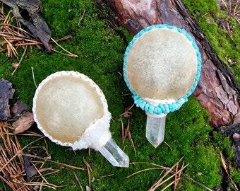 Vegvisir Shamanic Rattle. Unique Leather Maracas. Shamanic Tool ...