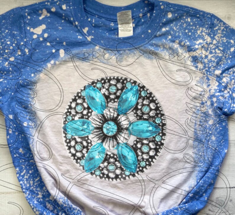 Turquois Clip Art Bundle Bling Conchos 6 Digital Graphic Design Bundle ...