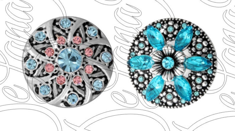 Turquois Clip Art Bundle Bling Conchos 6 Digital Graphic Design Bundle ...