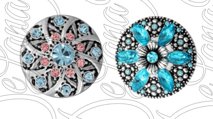 Turquois Clip Art Bundle Bling Conchos 6 Digital Graphic Design Bundle ...