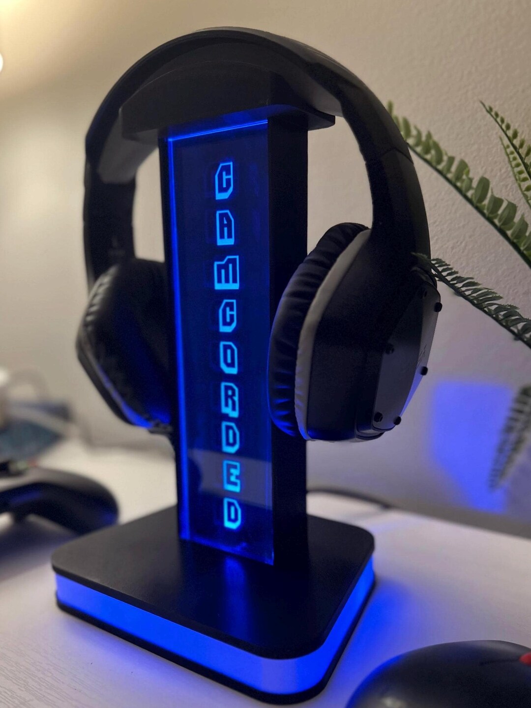 Personalized Headphone Stand,gamer Gift, 3D Night Light, Video Game ...