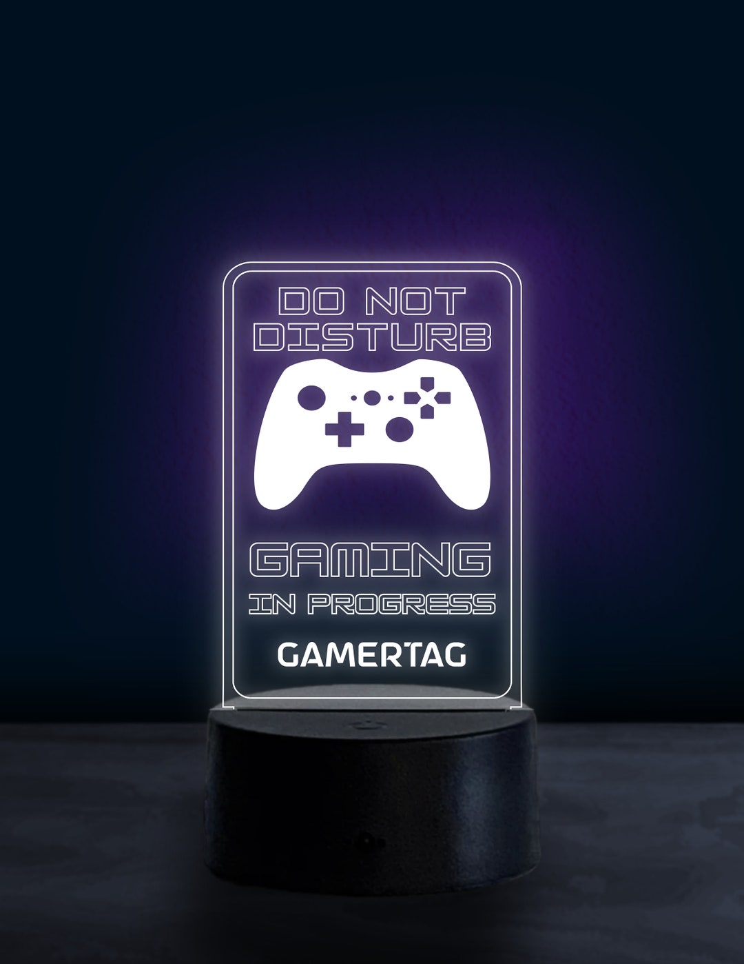 Do Not Distrub I'm Gaming 3D Night Light - Video Game Lover ...