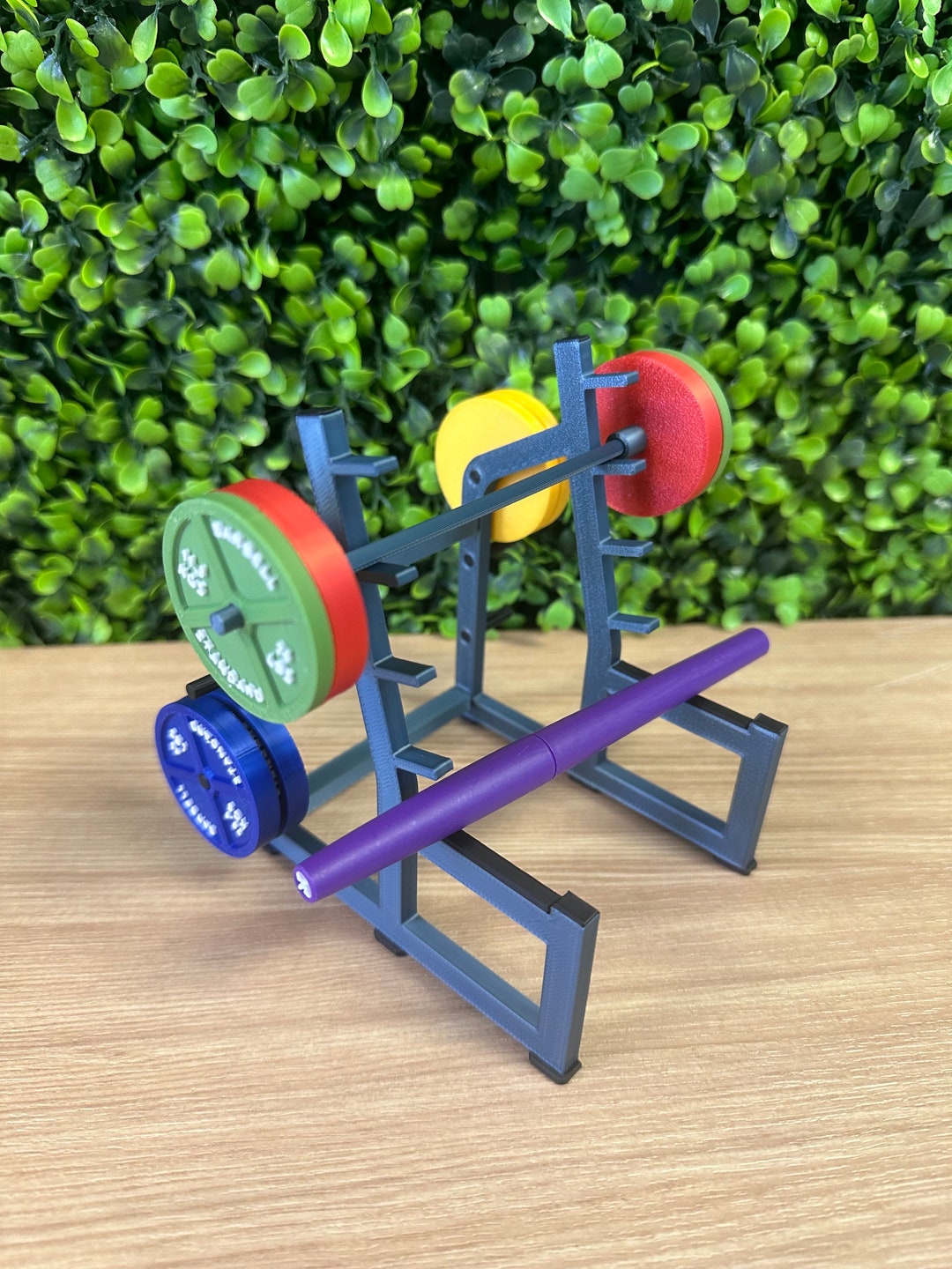 Squat Rack Pen Holder Weight Lifting Gift for Him, Fitness Journey Pen ...