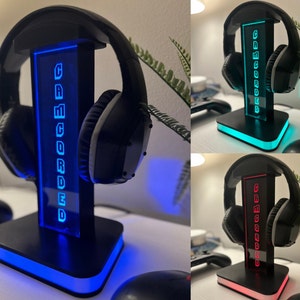 Personalized Headphone Stand,gamer Gift, 3D Night Light, Video Game ...