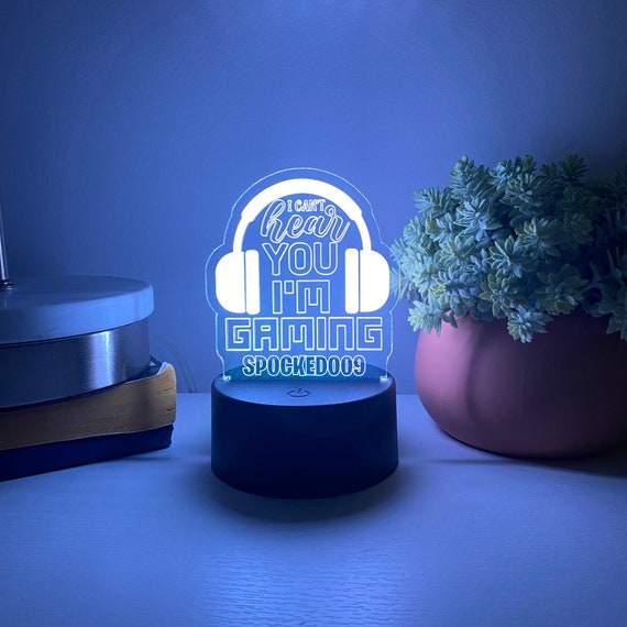 Personalized Gamer LED Sign Video Game Light Multi Color - Etsy