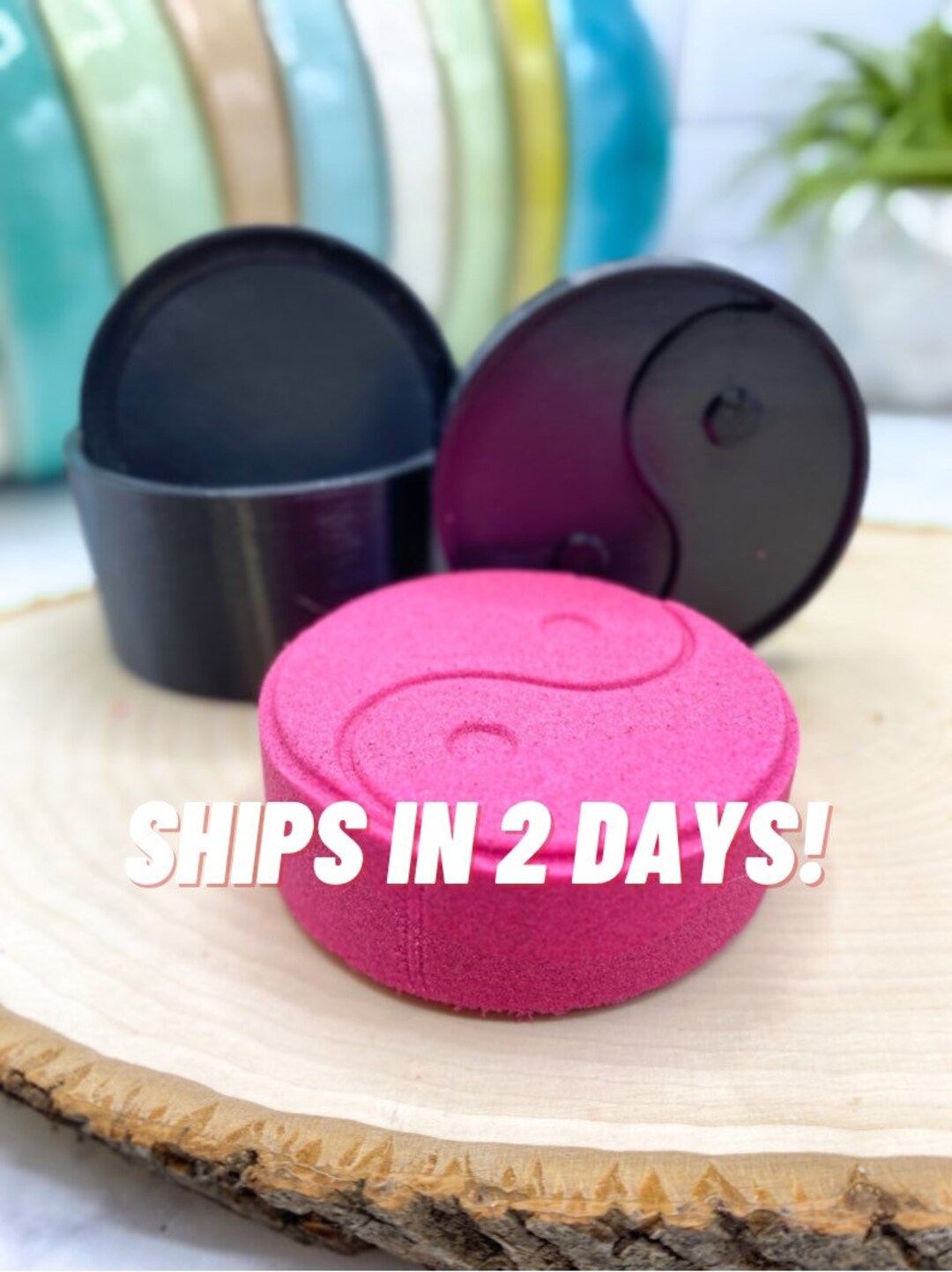 Bath Bomb Molds for Bath Bomb Makers - Ying Yang Shaped Puck Mold for ...