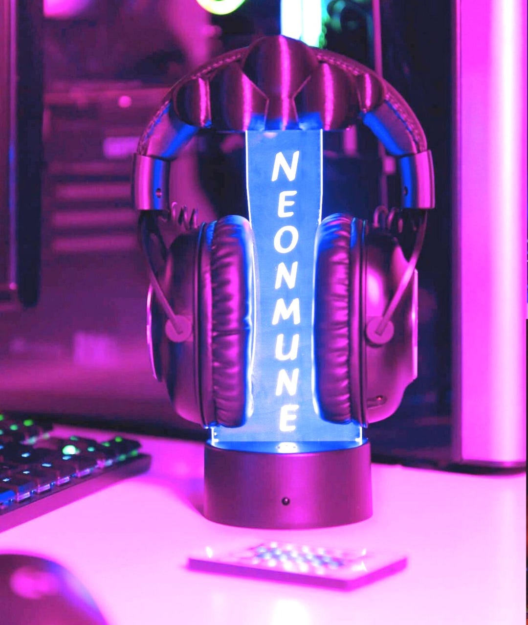 Personalized Headphone Stand,gamer Gift, 3D Night Light, Video Game ...