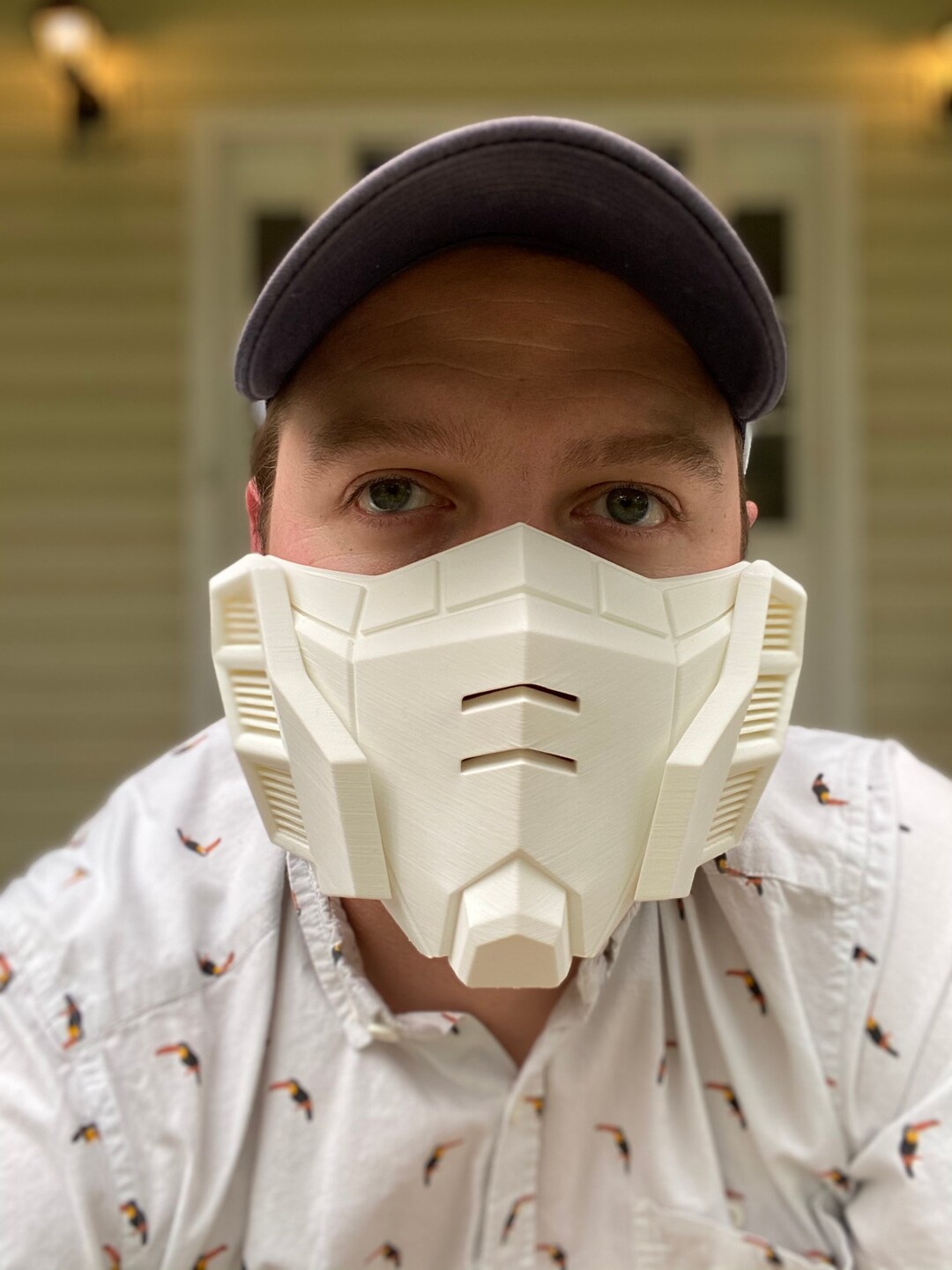 Anime Battle Mech Cosplay Mask - Made in US - Fast Shipping - 3D ...