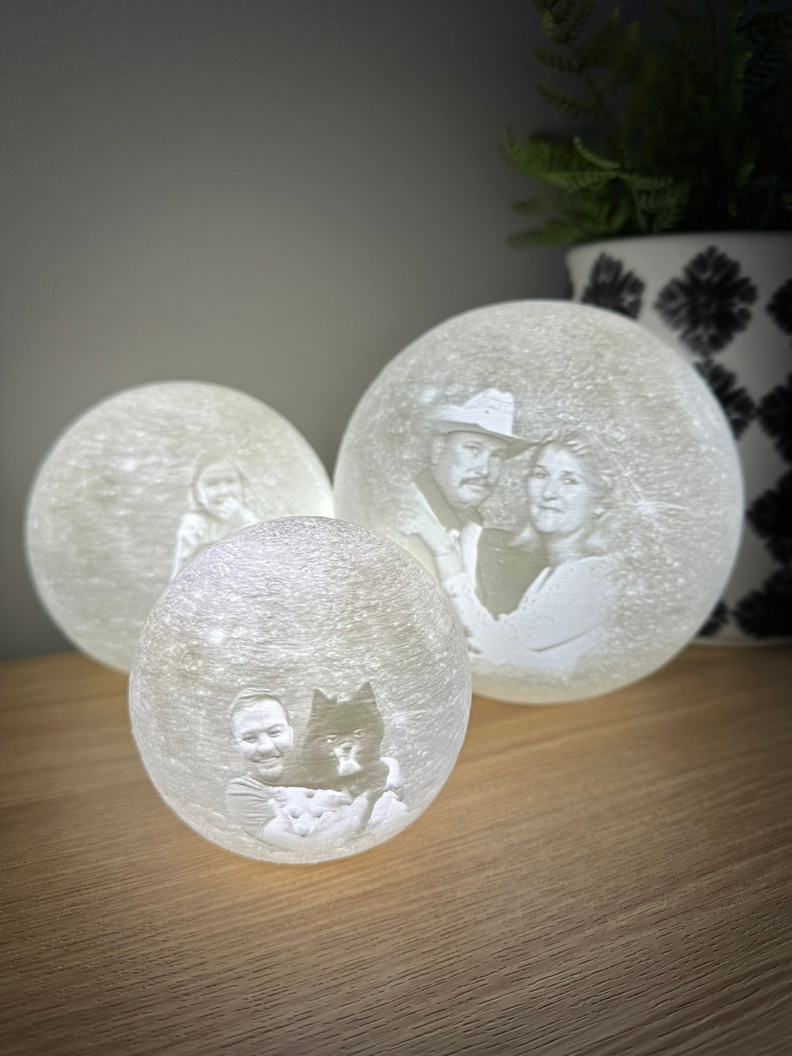 Personalized Moon Lamp Moon Light USA Made/shipped Fast - Etsy