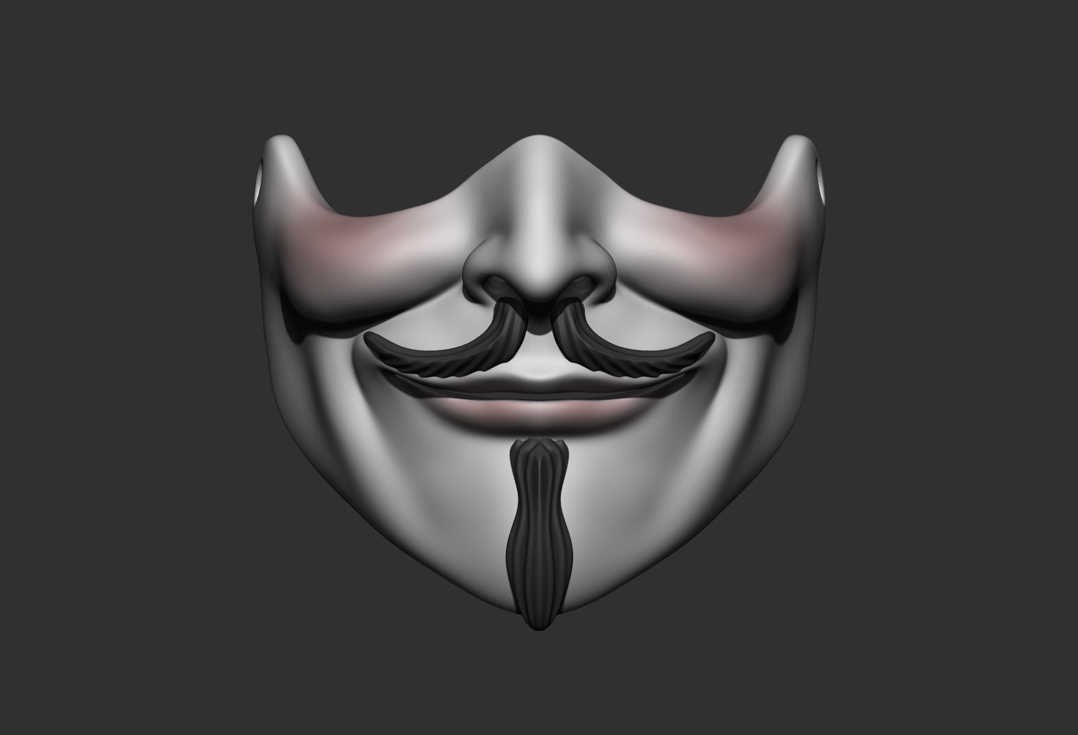 Guy Fawkes Style Mask by Wekster | Etsy