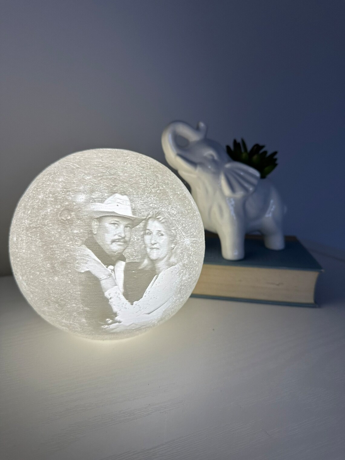 Personalized Moon Lamp Moon Light USA Made/shipped Fast - Etsy
