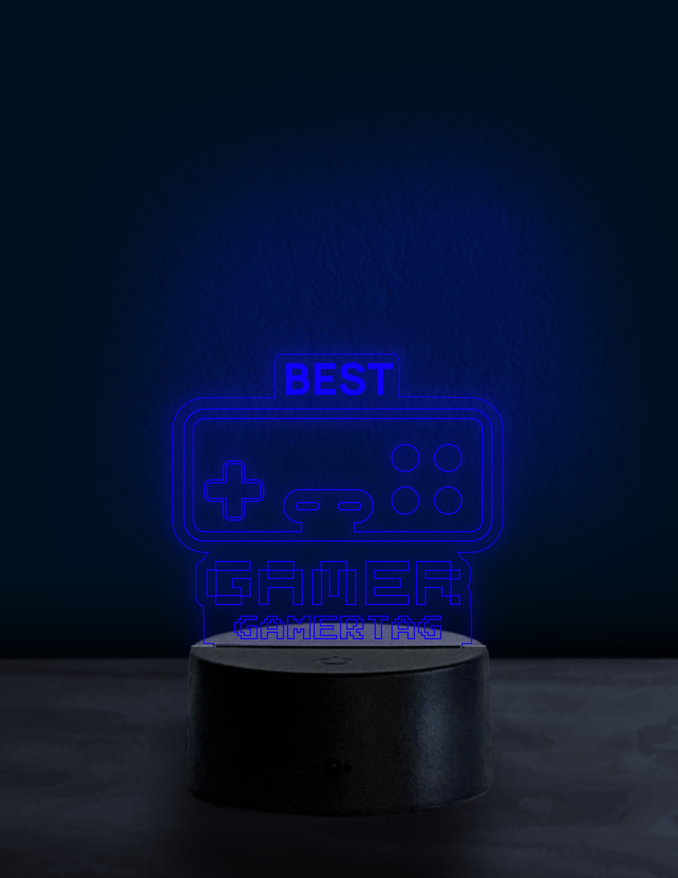 Best Game 3D Night Light Video Game Lover Personalized - Etsy