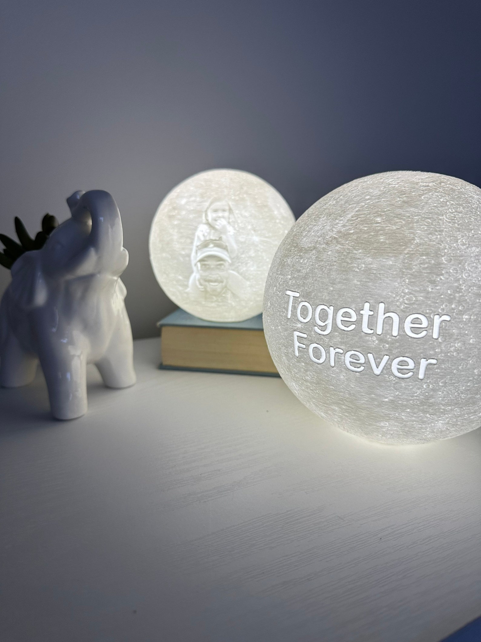 Personalized Moon Lamp Moon Light USA Made/shipped Fast Shipping ...