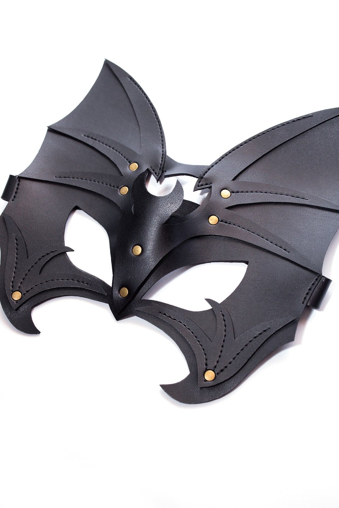 Leather Bat Mask PDF Pattern With Instructions DIY Halloween - Etsy