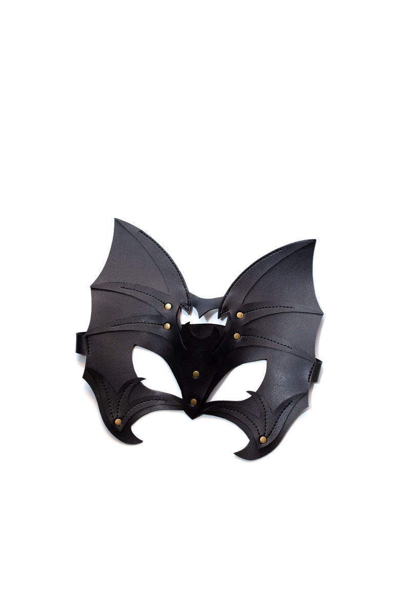 Leather Bat Mask PDF Pattern With Instructions DIY Halloween - Etsy