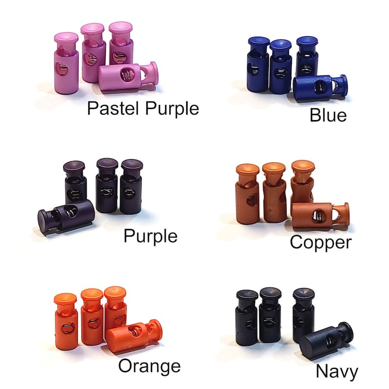 2 Pairs 4pcs Shoe Laces Buckle Rope Cord Lace Locks Stopper Sports Run ...