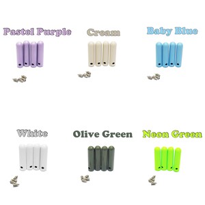 Removable Metal Shoe Laces Aglets Tips With Screws Hoodie Laces Tips 4 ...