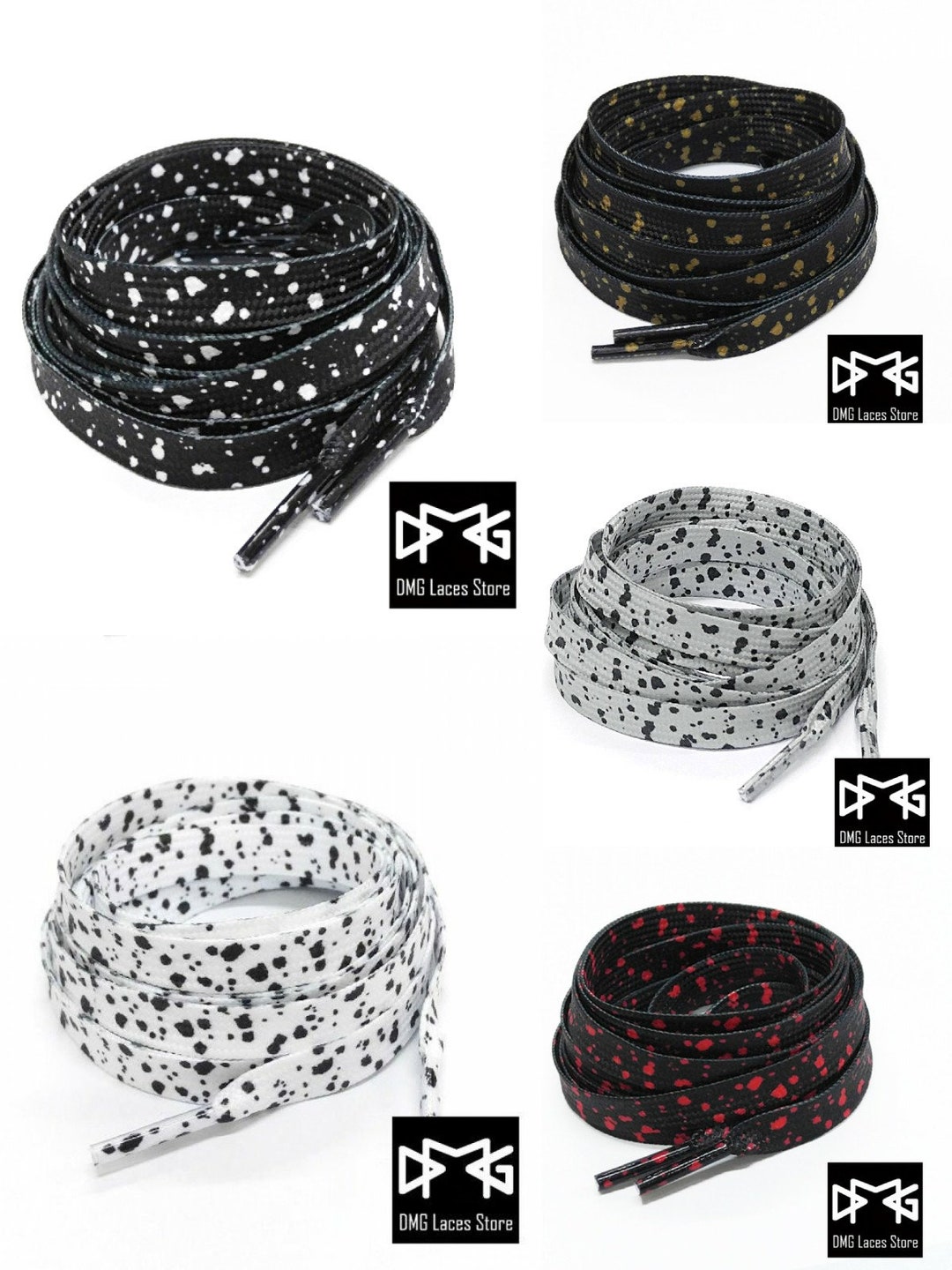 Cement Print Flat Shoe Laces for Air AJ Jordan IV 4 5 6 Kobe - Etsy