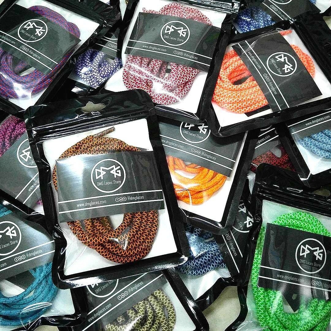 48" Two Tone Rope Laces - Etsy