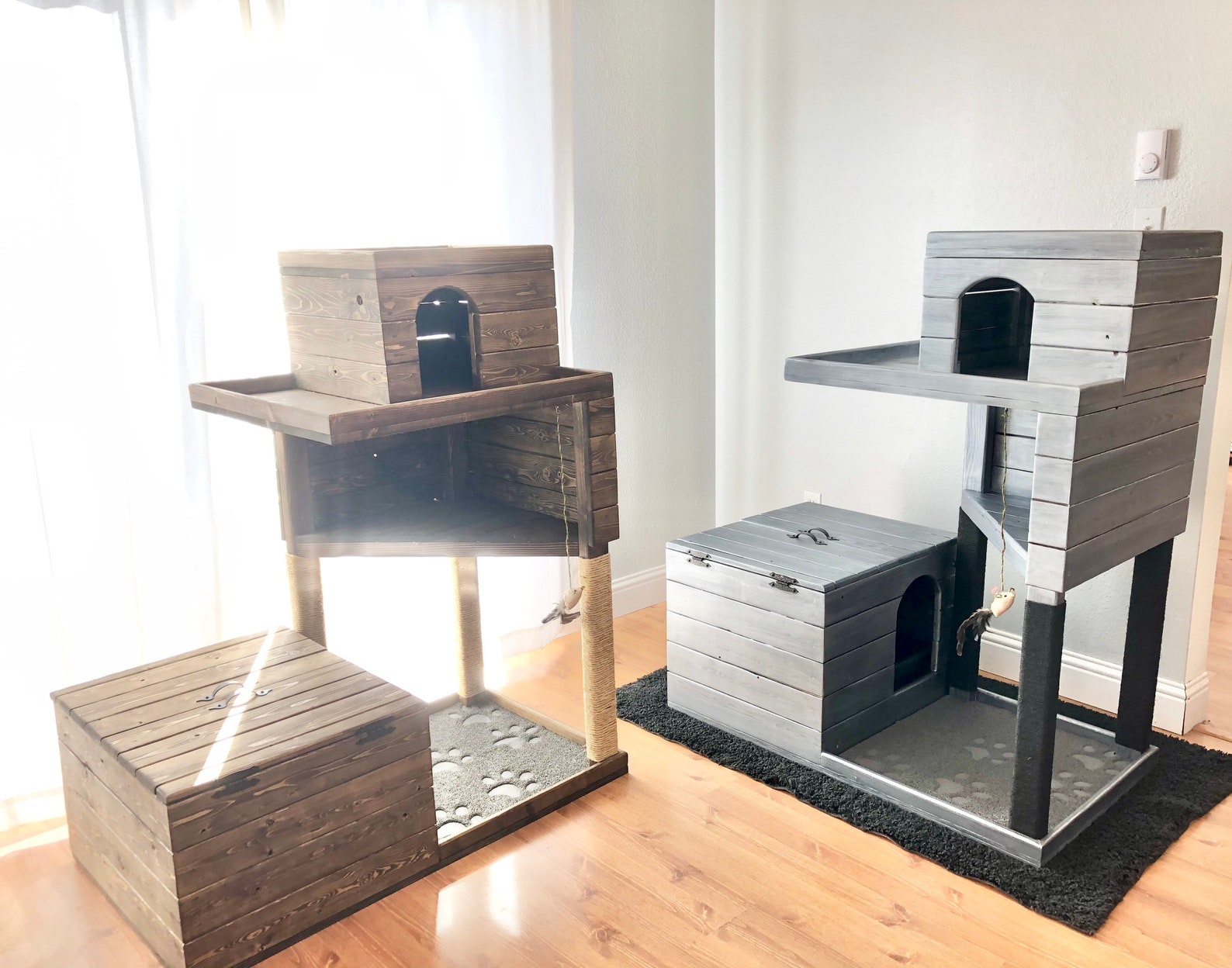 Cat Condo With Dog Proof Litter Box - Etsy