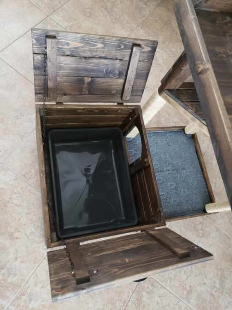 Cat Condo With Dog Proof Litter Box - Etsy