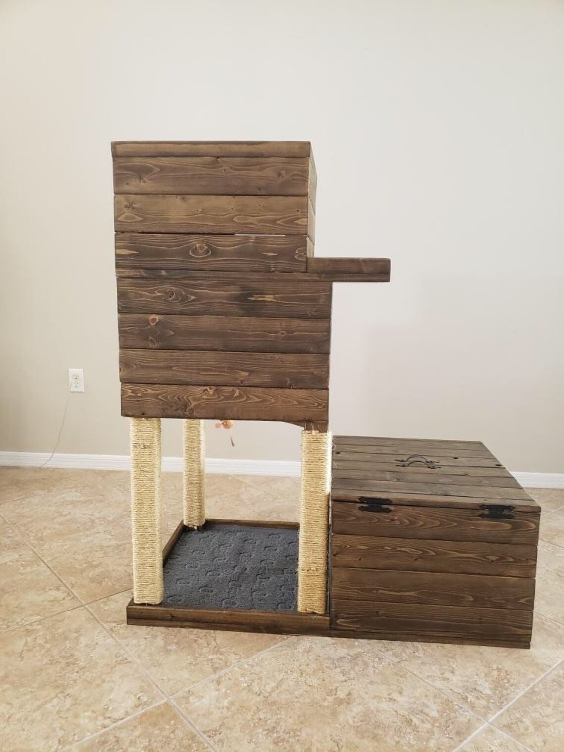 Cat Condo With Dog Proof Litter Box - Etsy