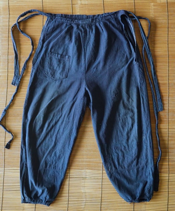 SOLID INDIGO Vintage Japanese MONPE Workpants #214 - Gem
