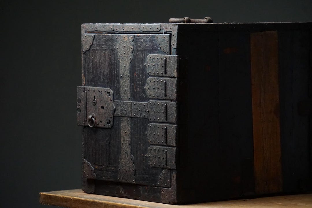 EDO PERIOD Antique Japanese Chest - F273 - Etsy UK