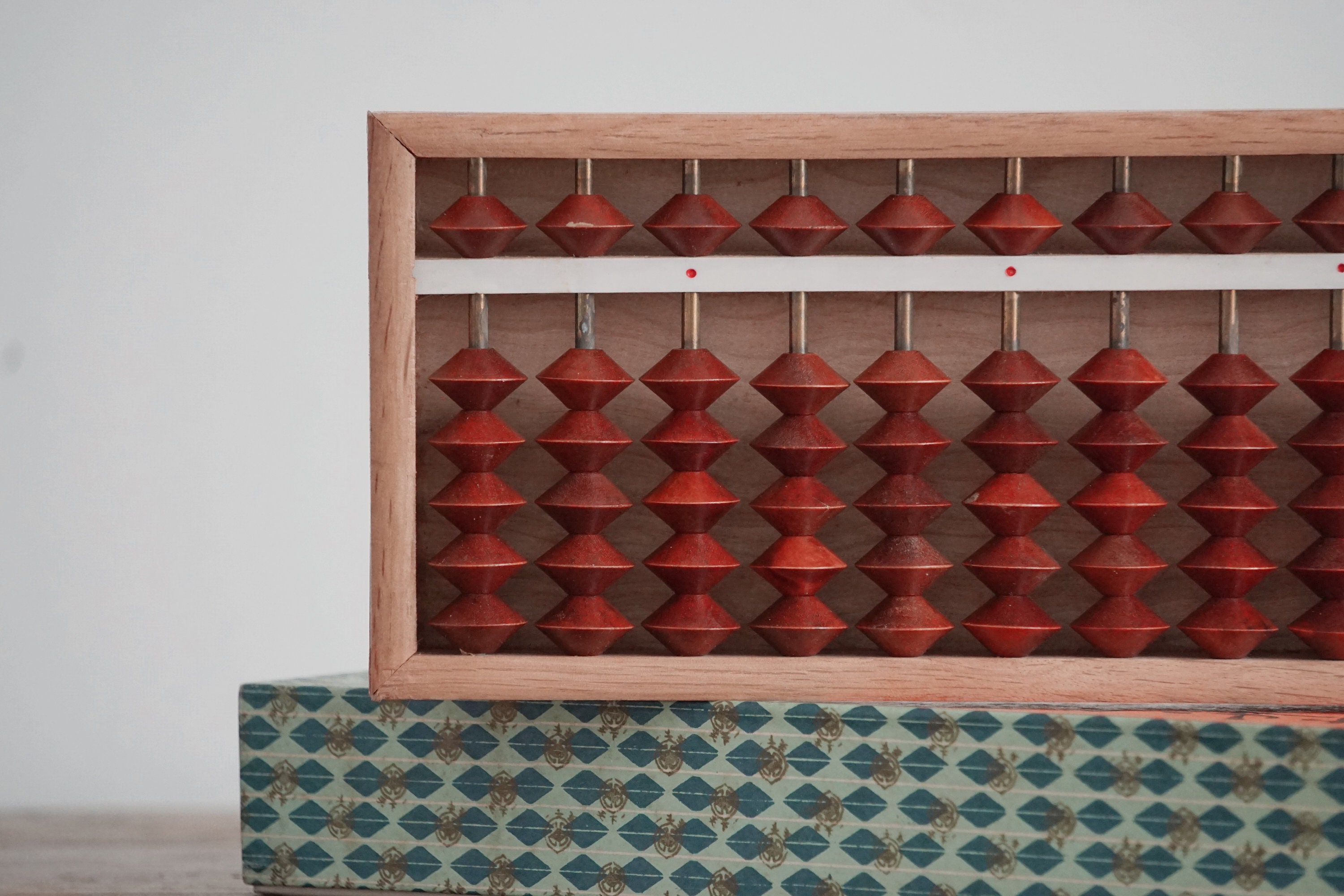 Home & Living DEADSTOCK Vintage Japanese Wooden Abacus with ORIGINAL ...