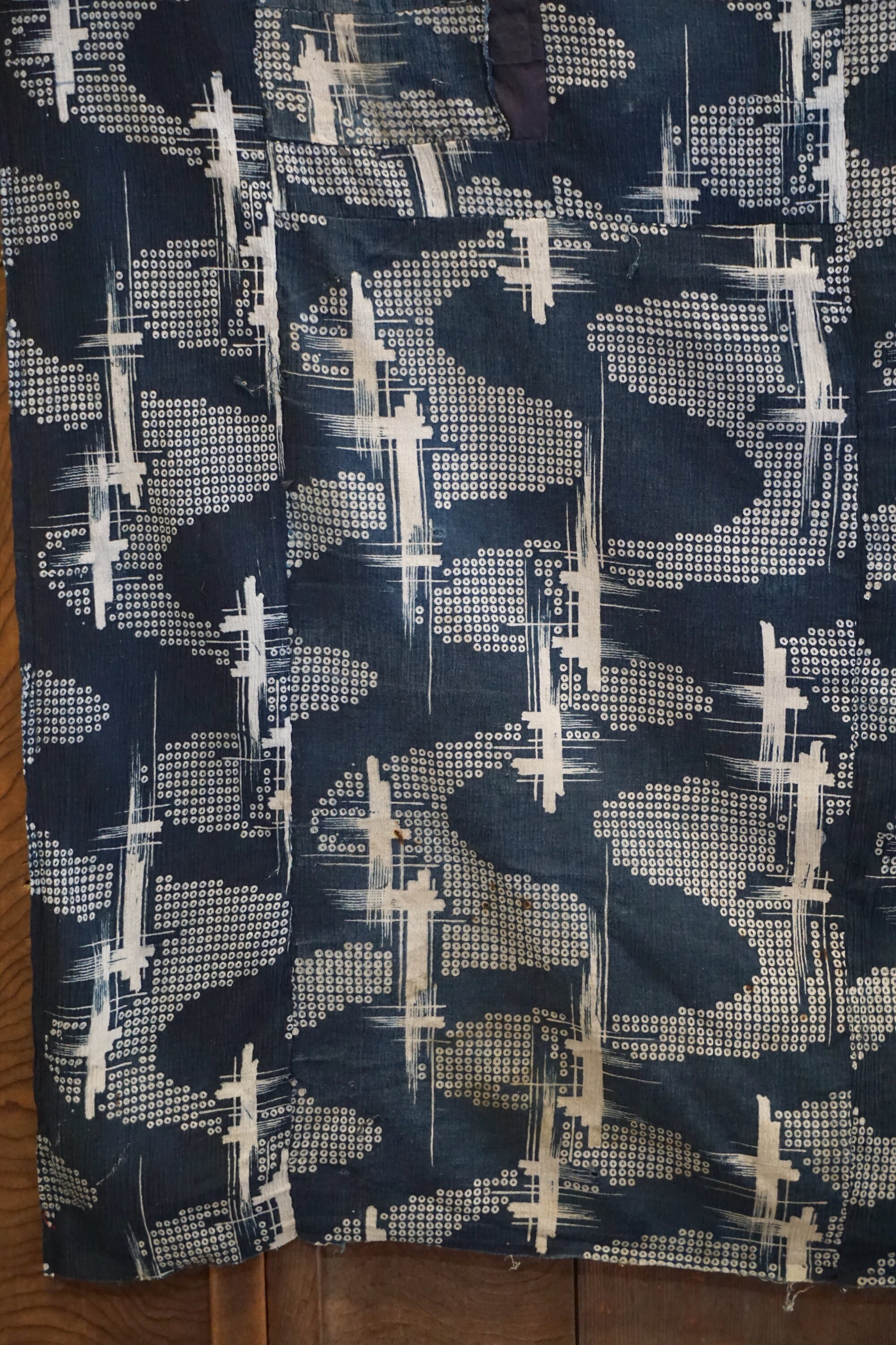 INDIGO SHIBORI Vintage Japanese Textile #255 - Etsy