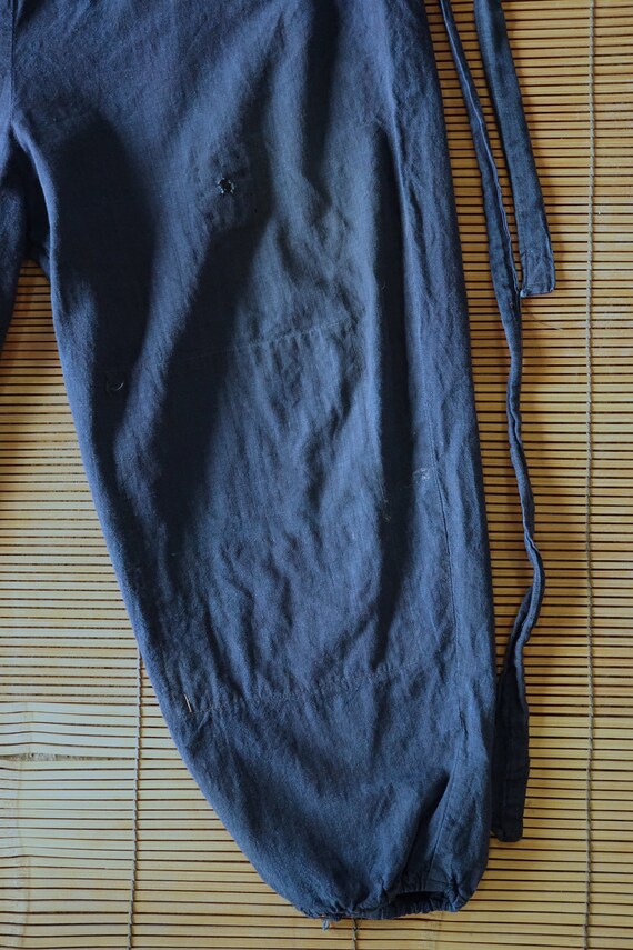 SOLID INDIGO Vintage Japanese MONPE Workpants #214 - Gem