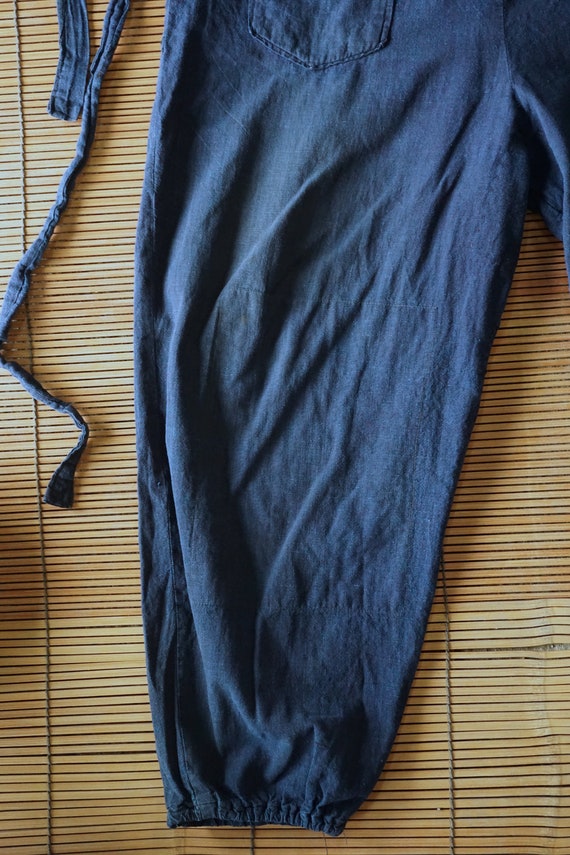 SOLID INDIGO Vintage Japanese MONPE Workpants #214 - Gem