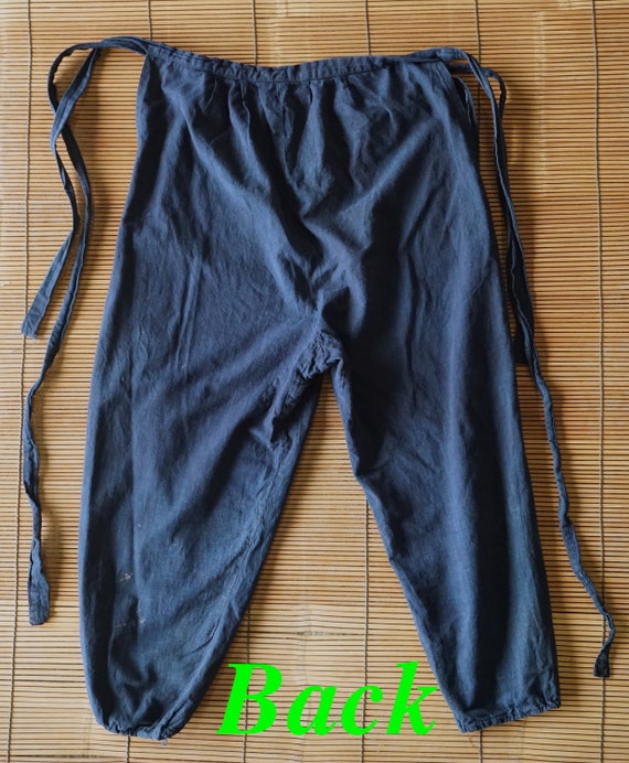 SOLID INDIGO Vintage Japanese MONPE Workpants #214 - Gem