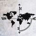 Metal World Map Wall Art, Metal Wall Decor, Metal Wall Art, Weltkarte ...