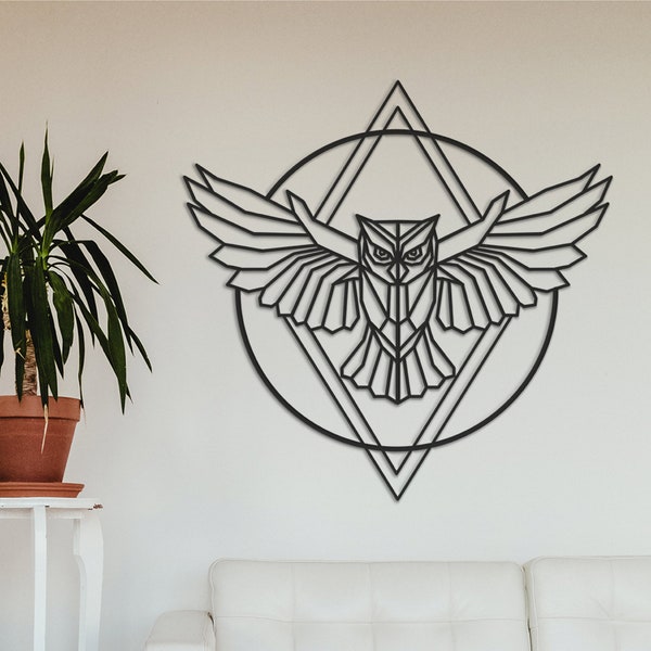 Geometric Owl - Etsy