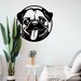 Pug Wall Decor, Metal Wall Art, Metal Wall Decor, Metal Wall Sign ...
