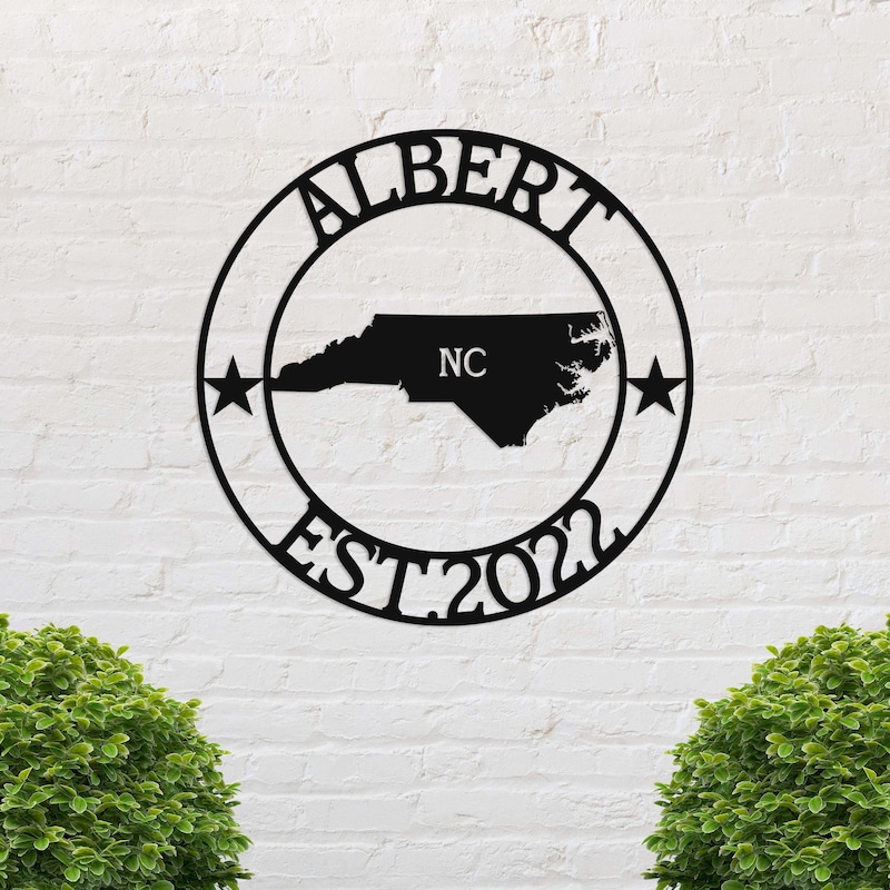 North Carolina Sign - Etsy