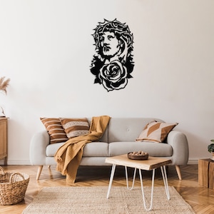 Jesus Metal Wall Decor, Metal Christian Wall Art, Faith Gift, Church ...