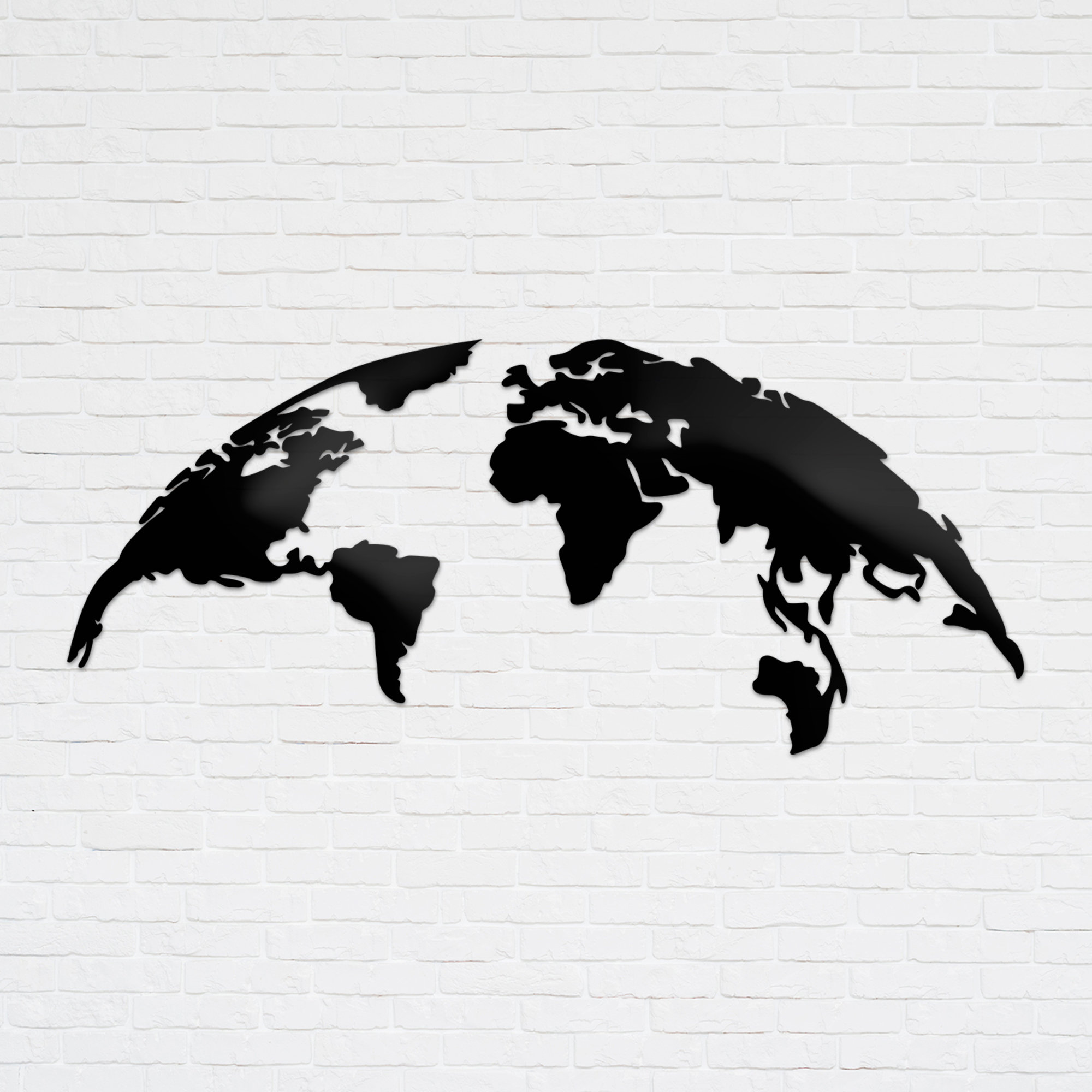 Metal World Map Wall Art Metal Wall Decor Metal Wall Art | Etsy