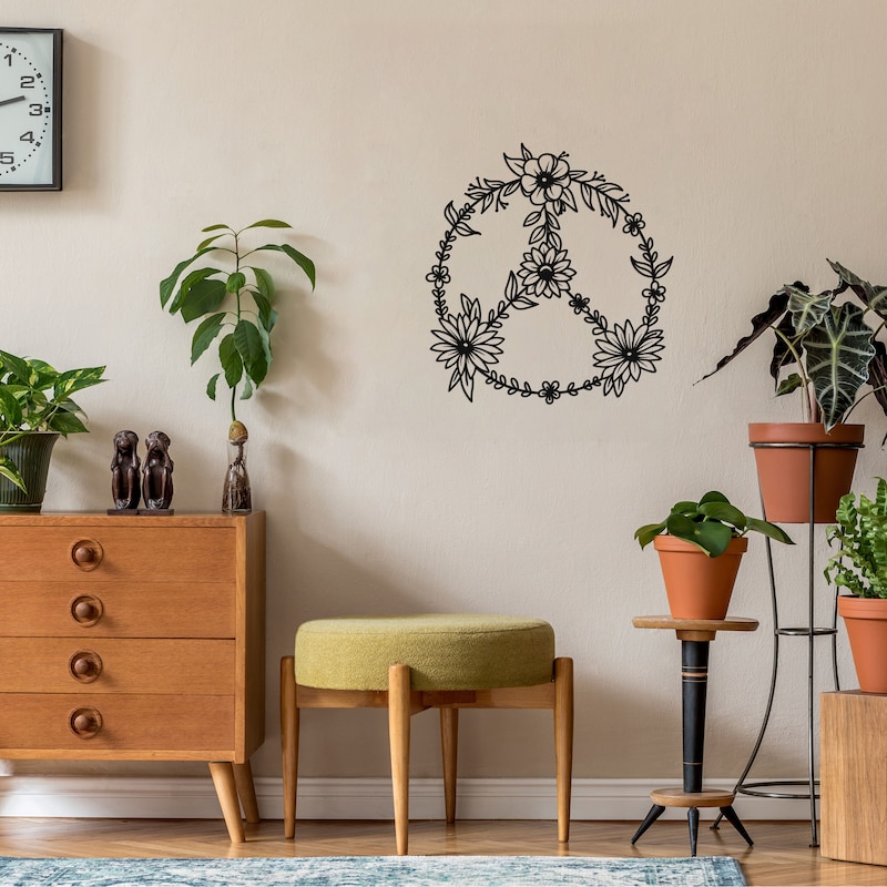 Peace Sign Wall Art - Etsy