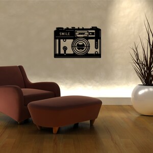 Vintage Camera Wall Art, Metal Wall Decor, Metal Wall Art, Vintage ...