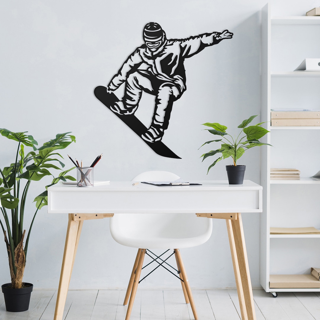 Snowboard Wall Art, Metal Wall Decor,metal Wall Art,ski Decor ...