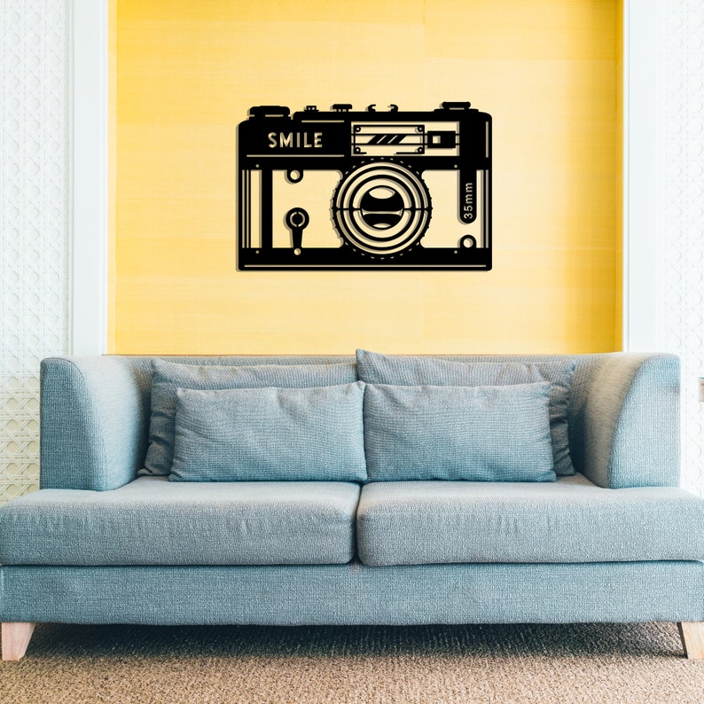 Vintage Camera Wall Art Metal Wall Decor Metal Wall Art - Etsy