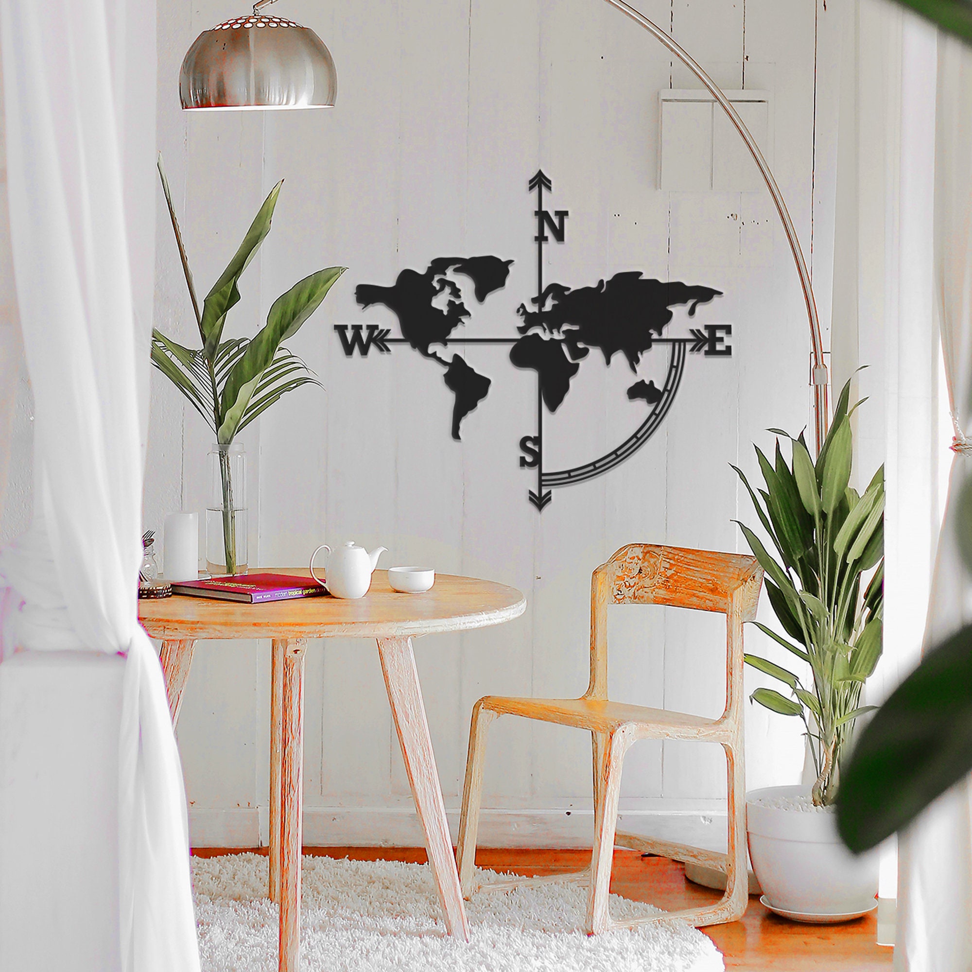 Metal World Map Metal Wall Decor Metal Wall Art - Etsy