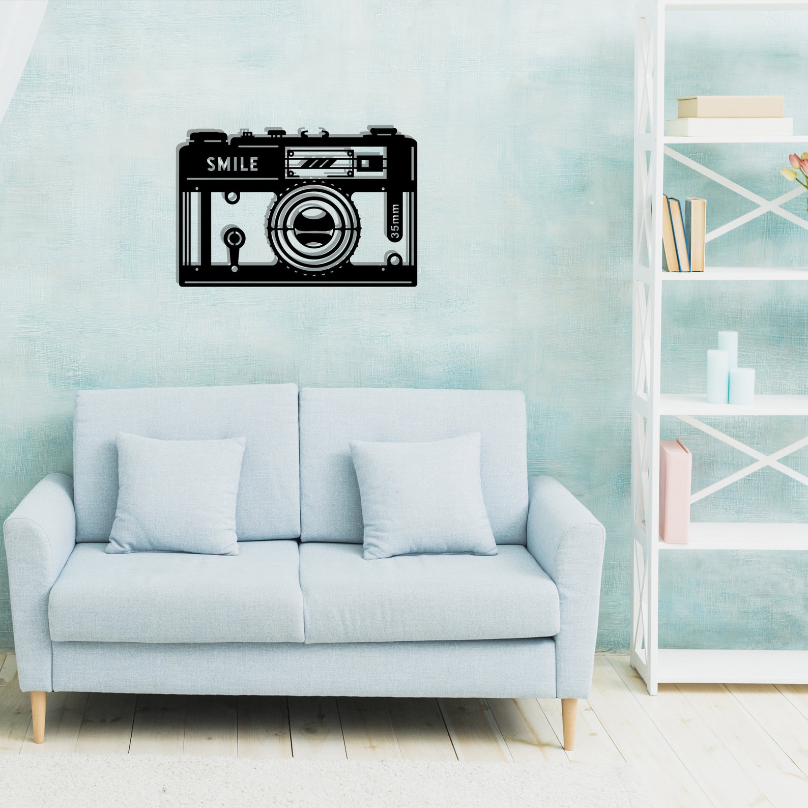 Vintage Camera Wall Art, Metal Wall Decor, Metal Wall Art, Vintage ...